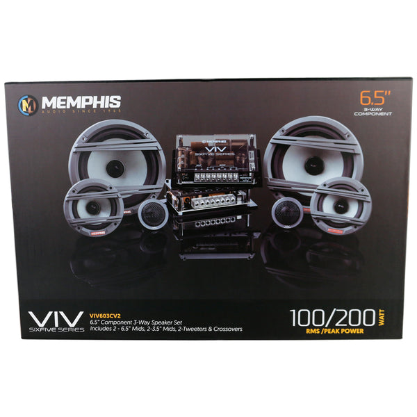 Memphis Audio VIV603CV2 SIX FIVE Series 6 1 2 3 Way Component Speakers memphis-audio-viv603cv2-six-five-series-6-1-2-3-way-component-speakers