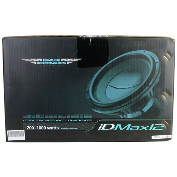 Image Dynamics IDMAX12D2 v4 IDMAX Series 12" Dual 2-Ohm Subwoofer ...